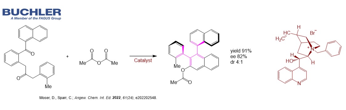 Atropisomer Synthesis catalyzed by Cinchonine Derivatve - Buchler GmbH