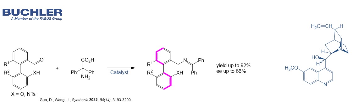 Atropisomer Synthesis catalyzed by Quinine Base - Buchler GmbH