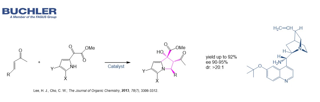 Aza-Michael-Aldol cascade catalyzed by Cupreine Derivative - Buchler GmbH