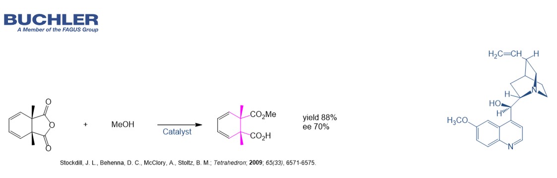 Desymmetrization catalyzed by Quinine Base - Buchler GmbH