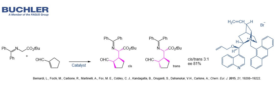 Alkylation catalyzed by Cinchonidine Derivative - Buchler GmbH