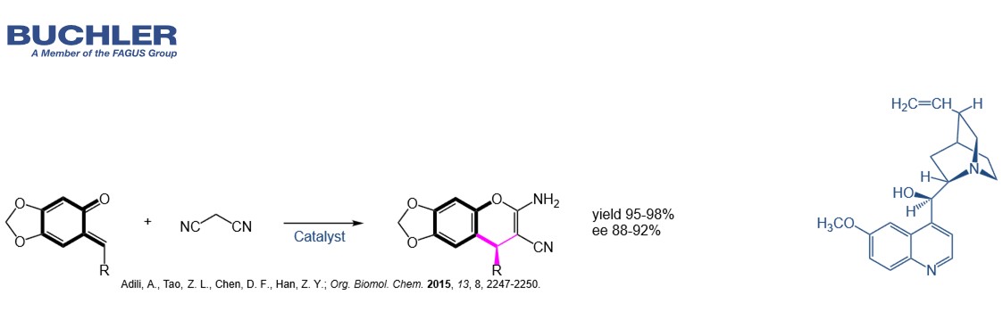 Cyclization catalyzed by Quinine Base - Buchler GmbH
