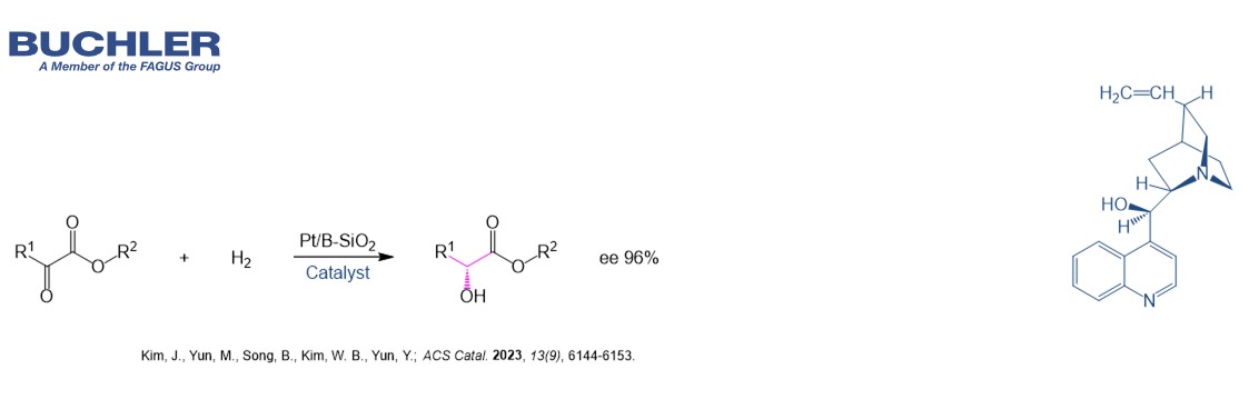 Hydrogenation catalyzed by Cinchonidine Base - Buchler GmbH