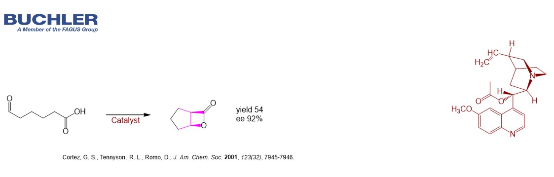 Lactonization catalyzed by Quinidine Derivative - Buchler GmbH
