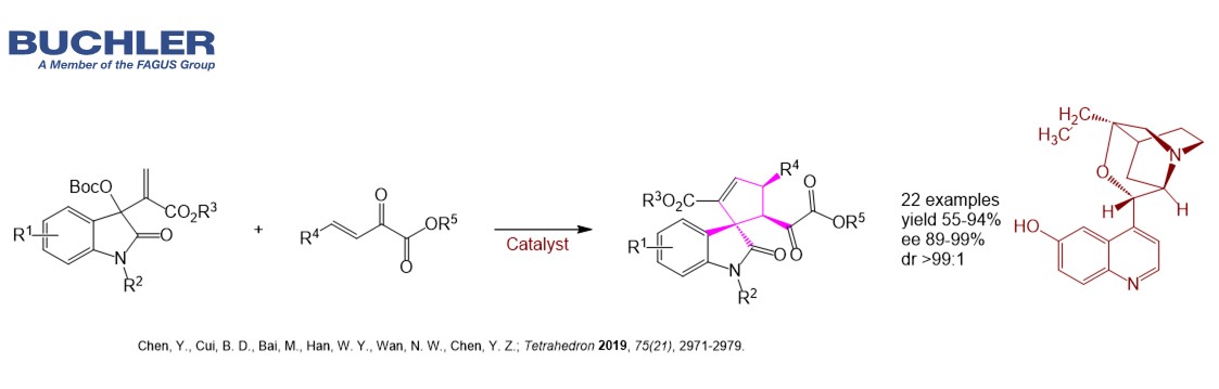 Spirocyclization catalyzed by Dihydrocupreidine Derivative - Buchler GmbH
