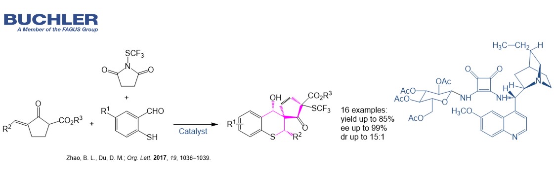 Trifluoromethylthiolation catalyzed by Dihydroquinine Derivative ...