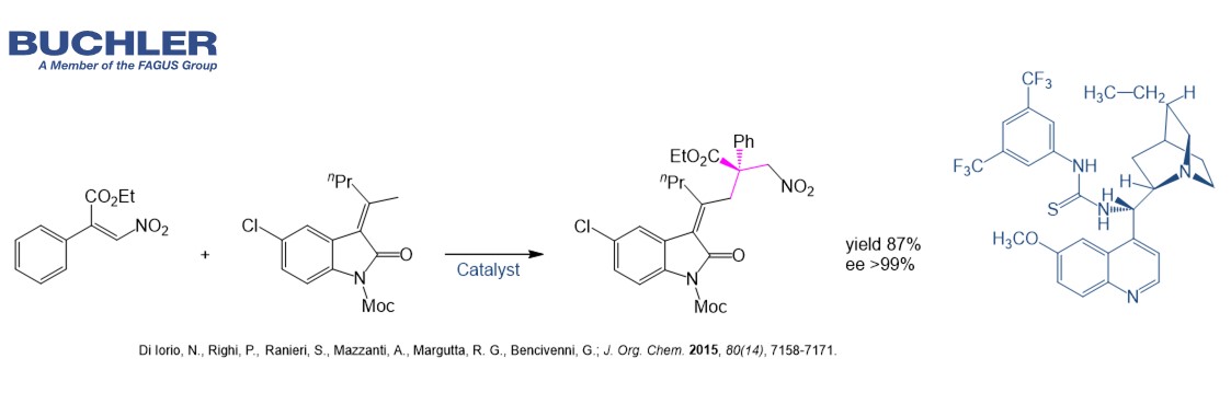 Vinylogous Michael Addition catalyzed by Dihydroquinine Derivative ...