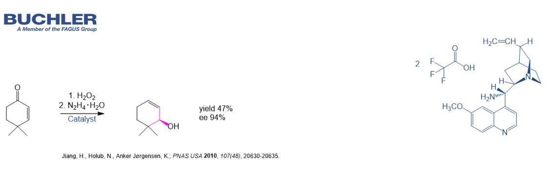 Epoxidation Wharton-reaction sequence catalyzed by Quinine Derivative ...